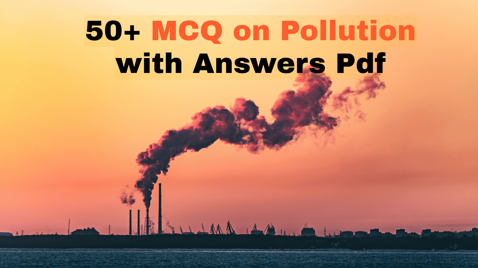 50+ MCQ on Pollution with Answers Pdf